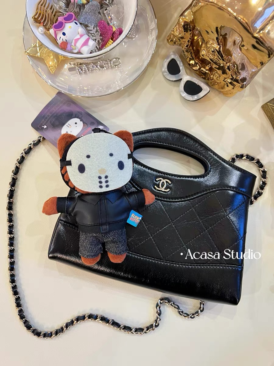 สไตล์ใหม่หนังสีดํา rapper Rap helloKitty จี้ห้อยกระเป๋าสกปรก Braid ...