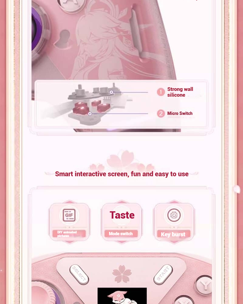 Genshin Yae Miko Force Feedback Elite handle six-axis body sensing ...