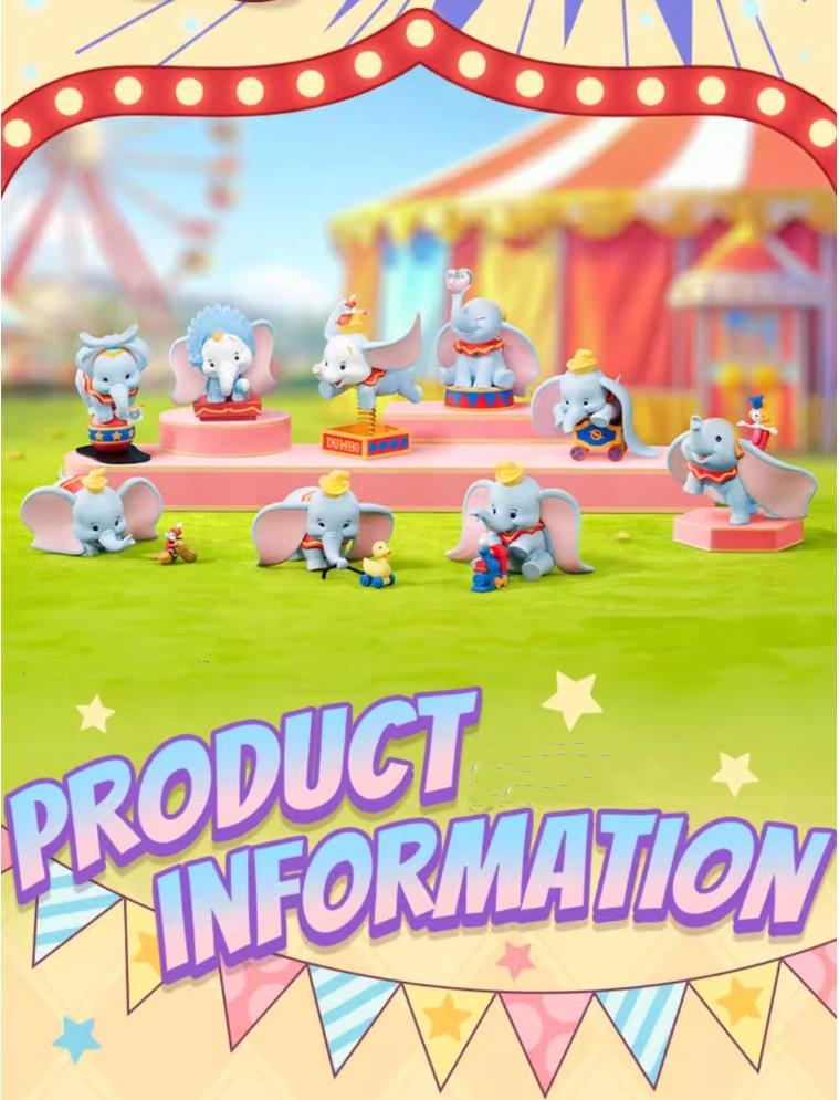 Disney 52TOYS Dumbo Happy Times Series Blind Box Toy Collection ...