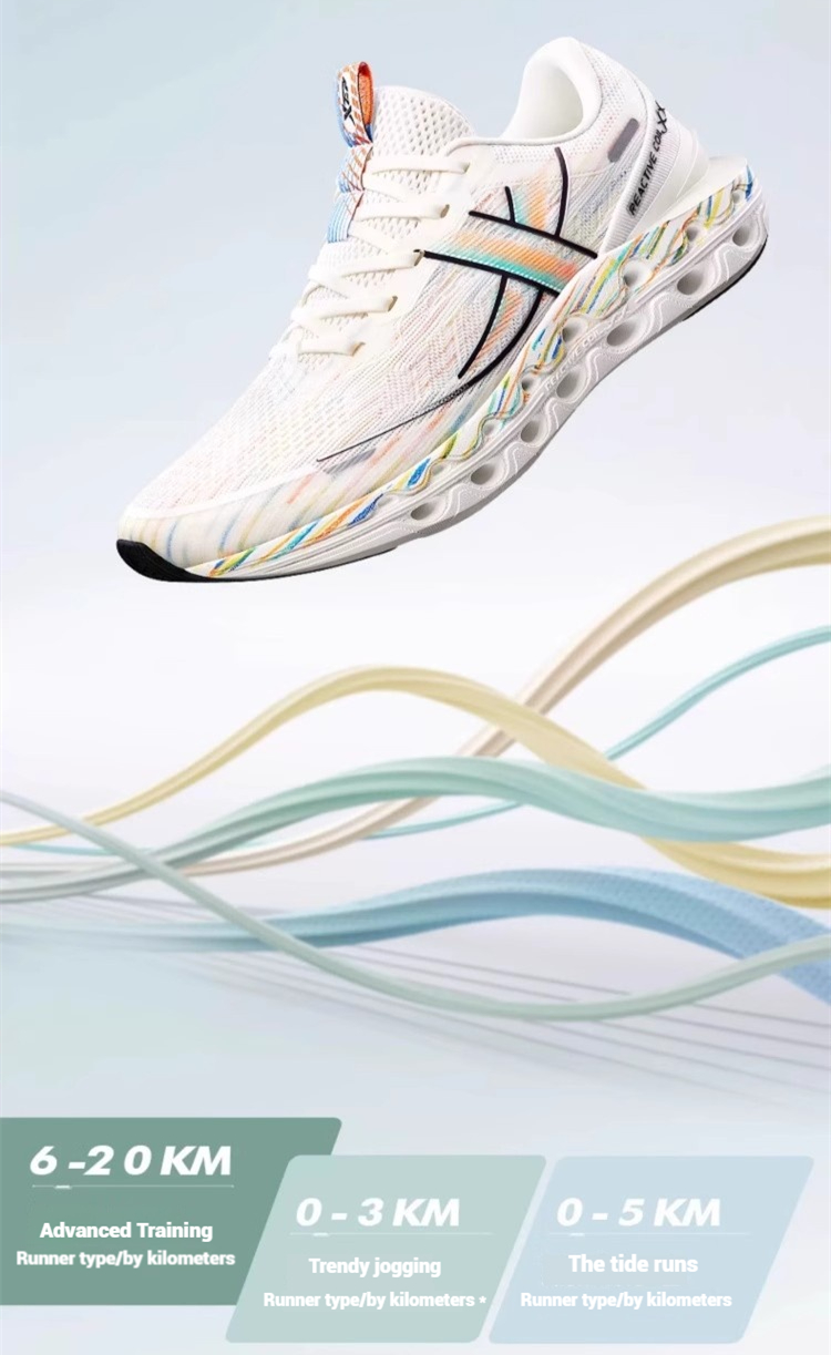 【xtep】REACTIVE COIL 11丨รองเท้าวิ่งดูดซับแรงกระแทกสองชั้นเพื่อรองรับแรง ...