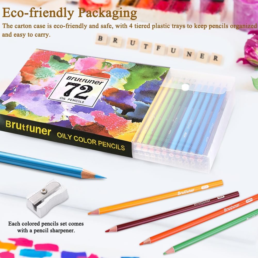 บรูทฟูเนอร์ 48/72/80/120/180 ชุดดินสอสีภาพวาดศิลปะชุดดินสอสี | Shopee ...
