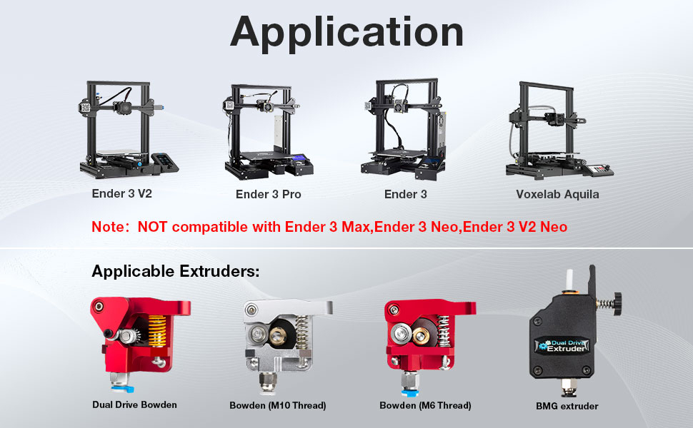 Redrex 3D Printer Ender 3 Direct Drive Upgrade Conversion Bracket ...
