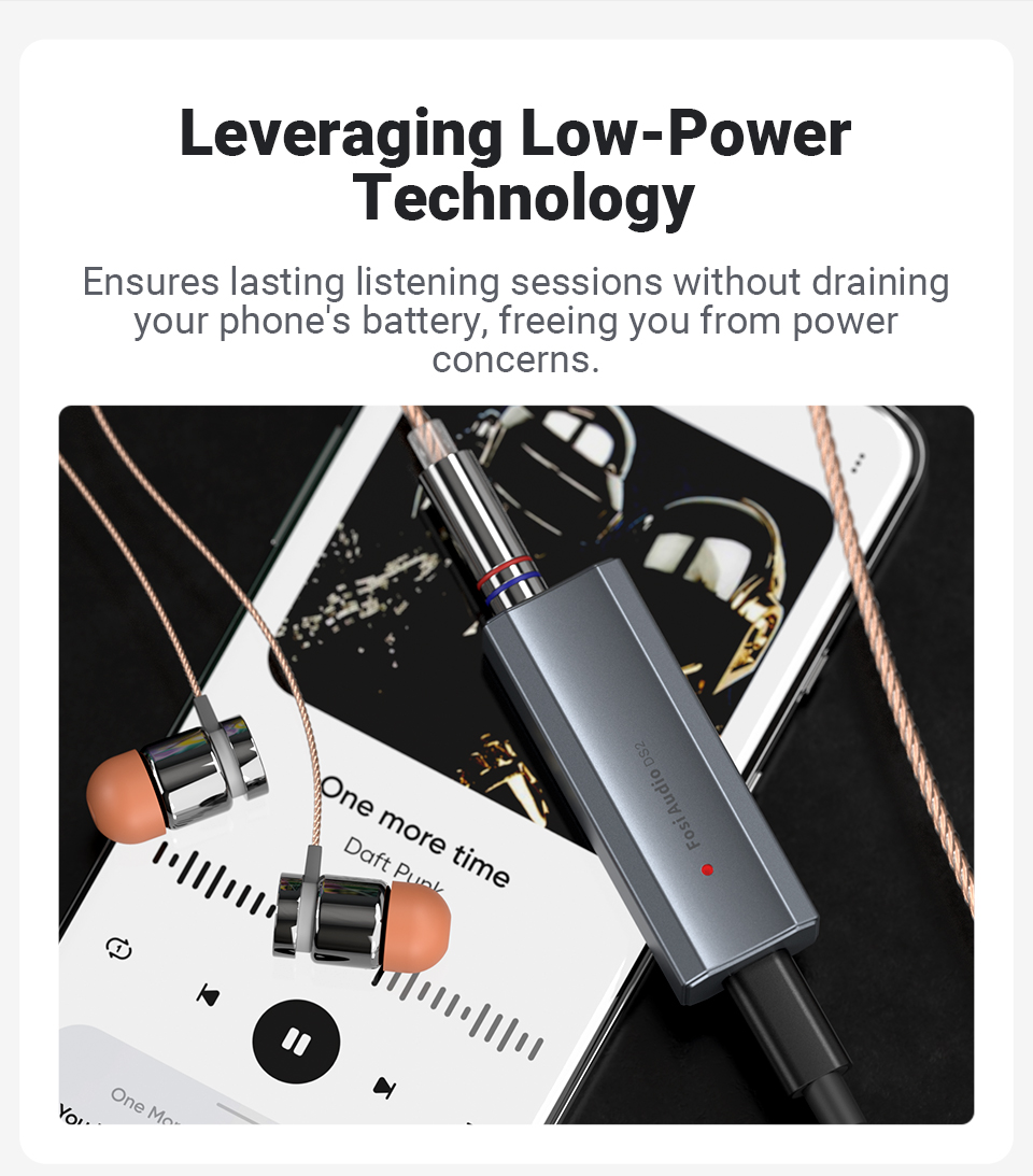 Fosi Audio DS2 2024 ใหม่ Mini Audio USB DAC เครื่องขยายเสียงหูฟัง DSD ...