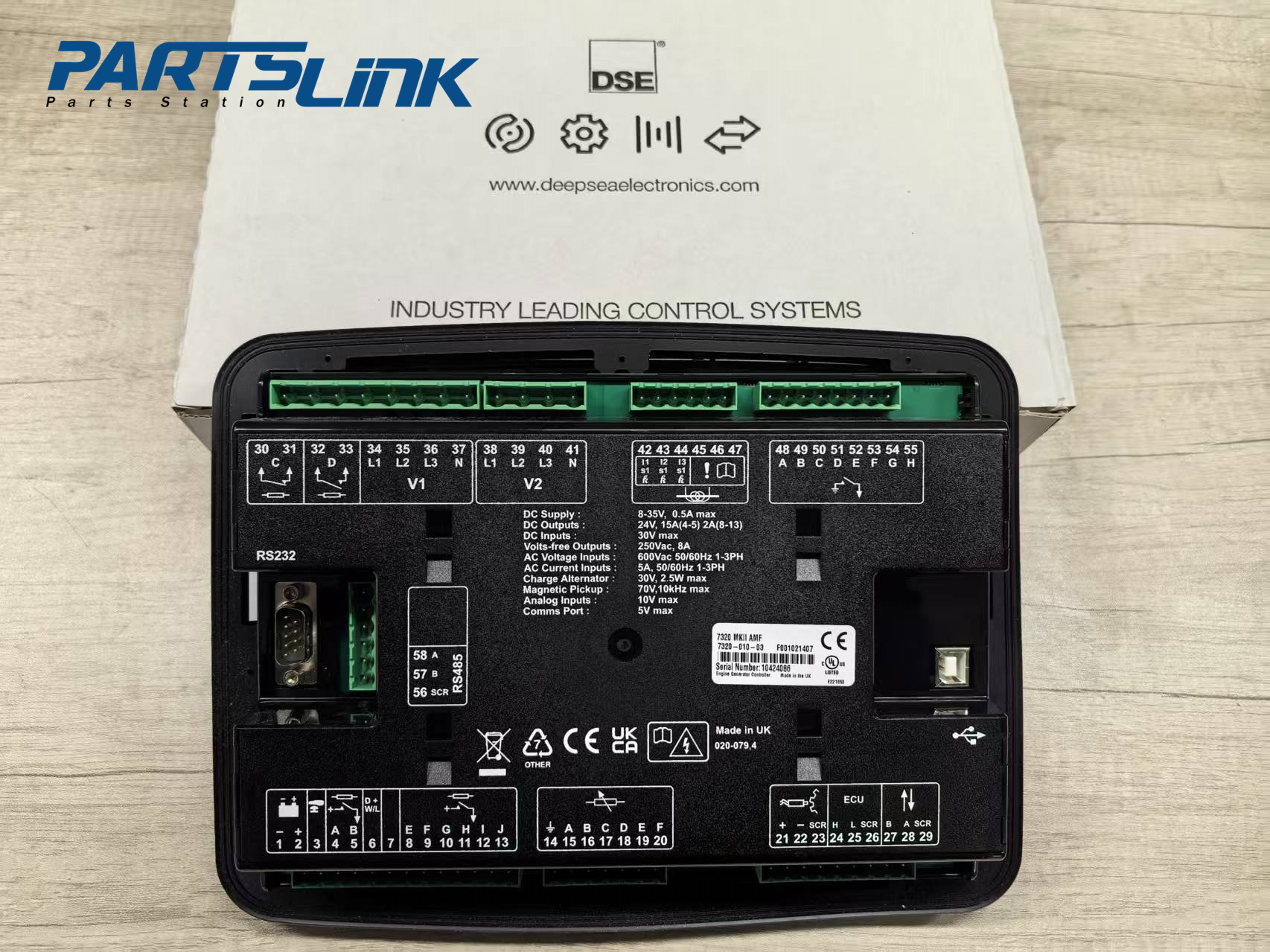 Dse7320 Deep Sea Electronics DSE 7320 MKII AMF Controller สําหรับเครื่องกําเนิดไฟฟ้าหลัก Failure ...