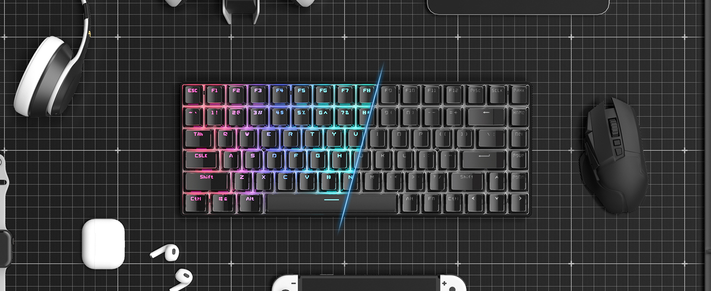 136 คีย์ Elegant Glossy Crystal Black Keycaps PBT OEM Profile Shine ...