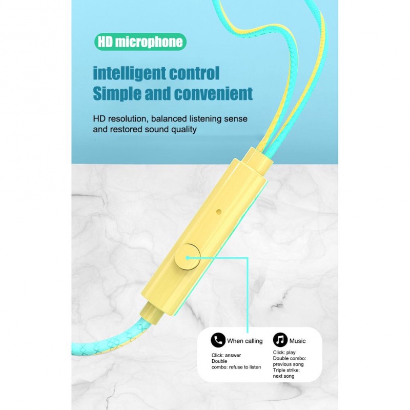 [ซื้อ 1 แถม 1] ยู24 หูฟังแบบมีสายในหูพร้อมไมโครโฟนชุดหูฟังเกม 3.5 มม. ...