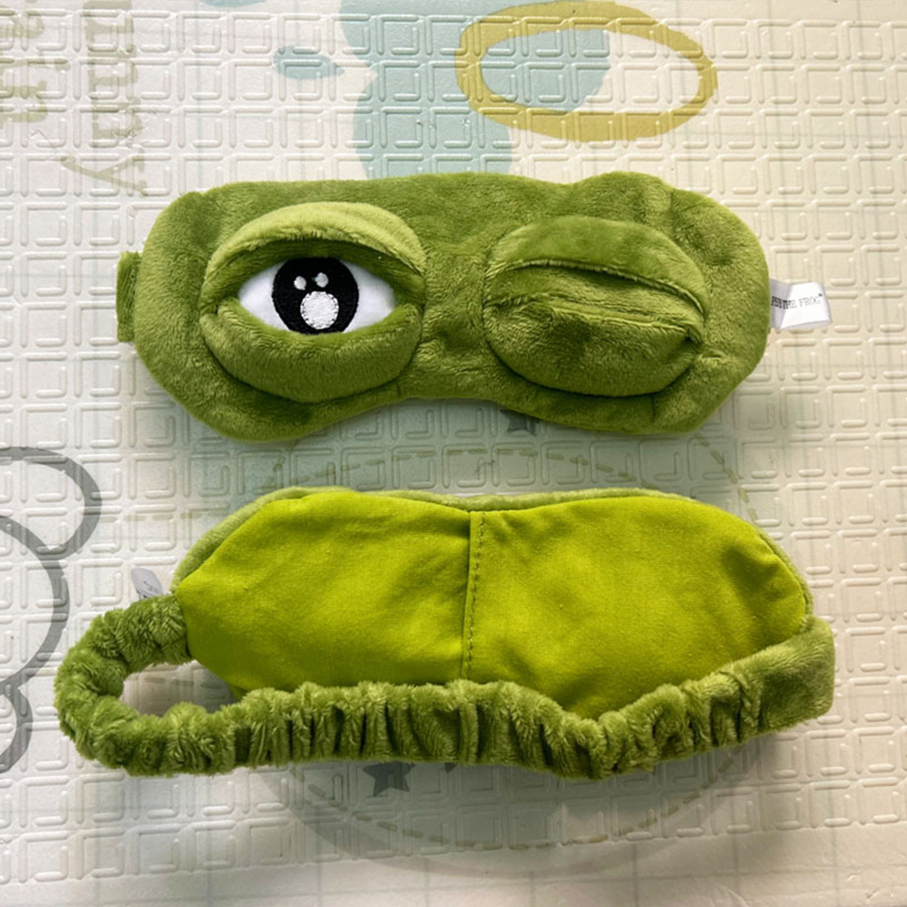 Frog Eye Mask Big Eyes Sleep Shading บรรเทาความเมื่อยล้านักเรียนชาย ...