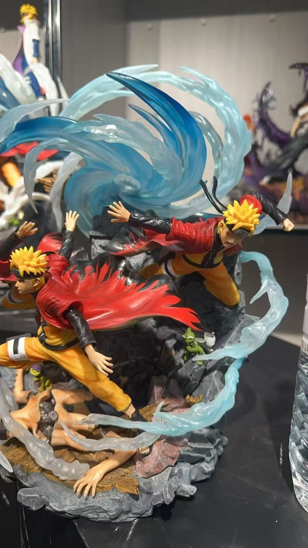 New Naruto Two-Dimensional Anime Peripheral Statue Flow Wind Hand-Made ...