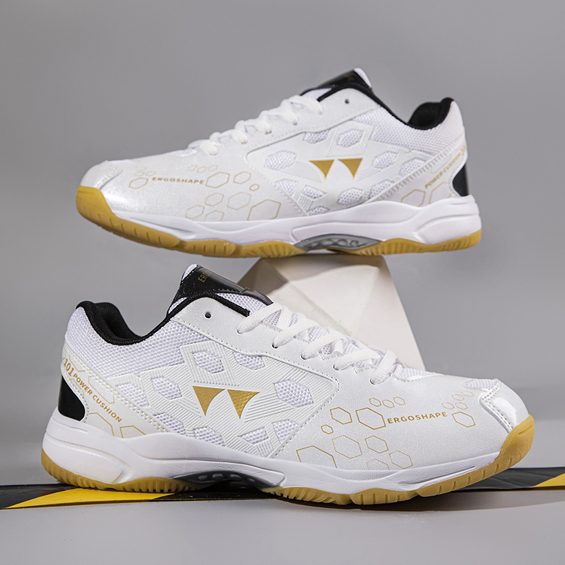 ใหม่ รองเท้ากีฬา ผู้ชายและผู้หญิง รองเท้าวิ่ง แบดมินตัน เทนนิส ระบาย ...