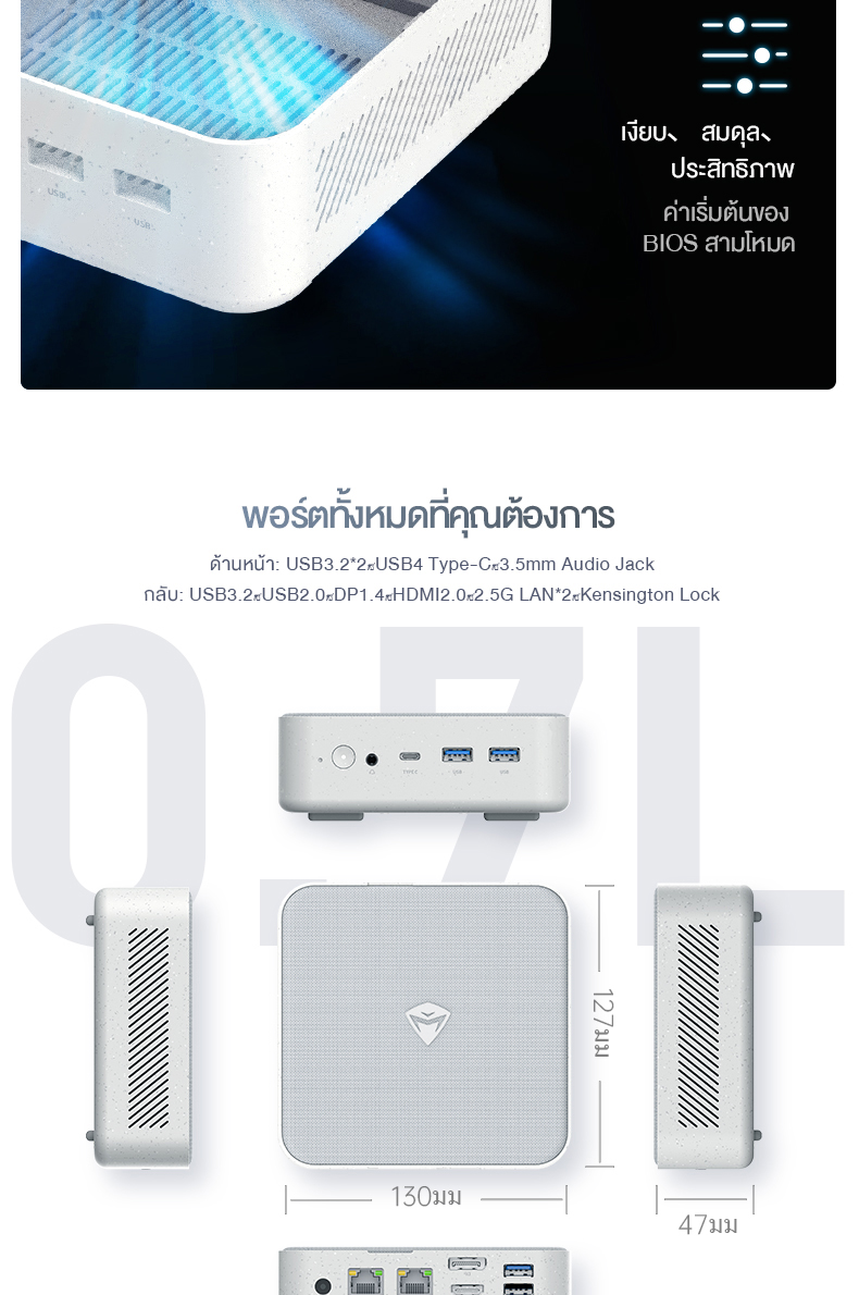 Machenike Mini PC II Intel i7-13620H, AMD Ryzen7 7840HS, AMD Ryzen5 6600H 16G DDR5 RAM 512G SSD ...