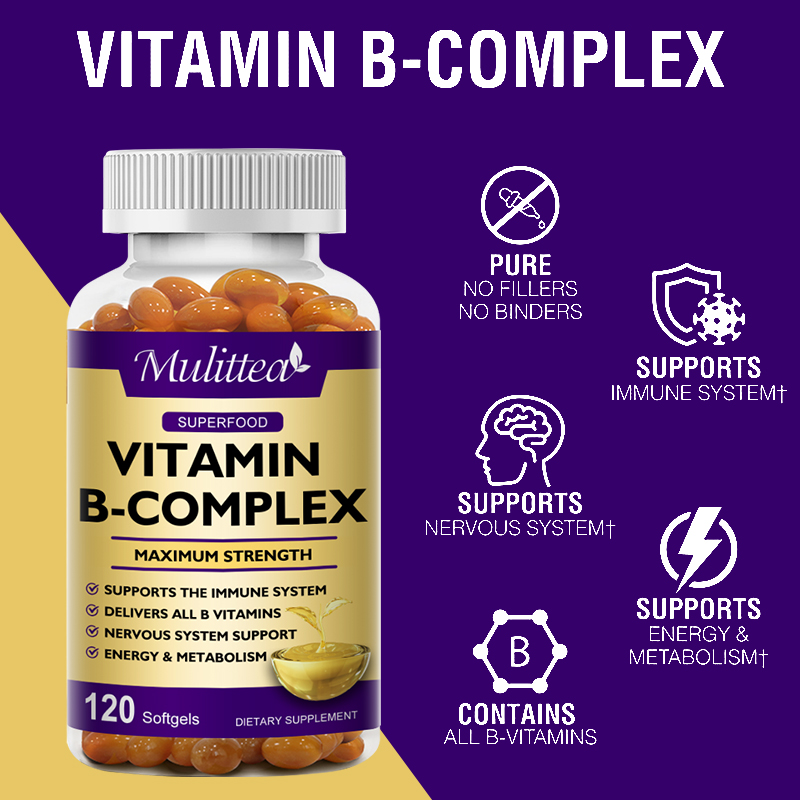 Mulittea Vitamin B-Complex Capsules สารสกัดคอมเพล็กซ์ รองรับระบบ ...