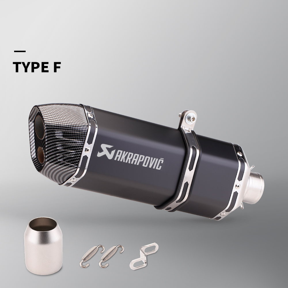 Universal Escape Moto Motorcross ท่อไอเสียรถจักรยานยนต์ท่อ Muffler S7 จักรยานสําหรับ CBR650F ...