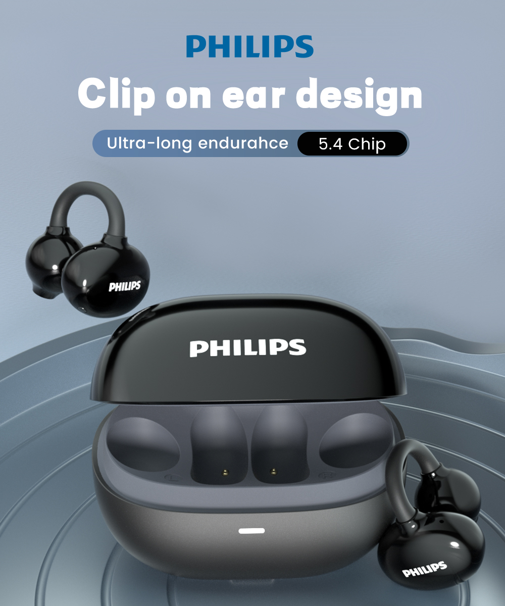 หูฟังบลูทูธ Philips TAT3469 5.4 Wireless Air-Bone Conduction หูฟัง ...
