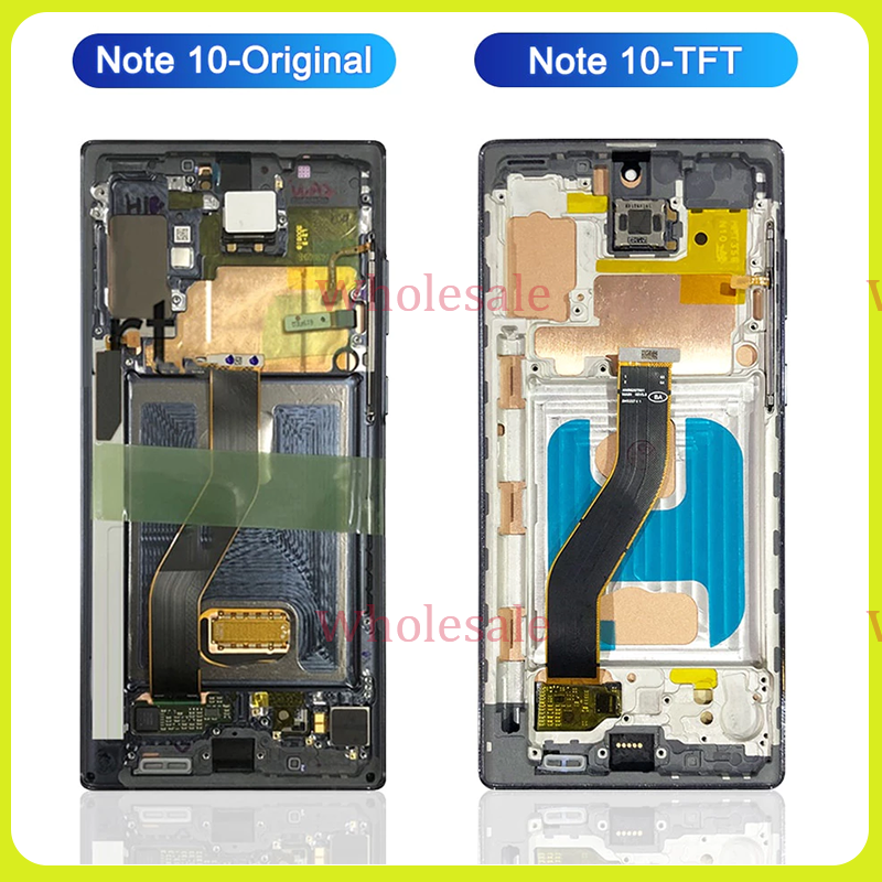 Original AMOLED Samsung Galaxy Note 10 4G 5G จอแสดงผล LCD หน้าจอสัมผัส ...