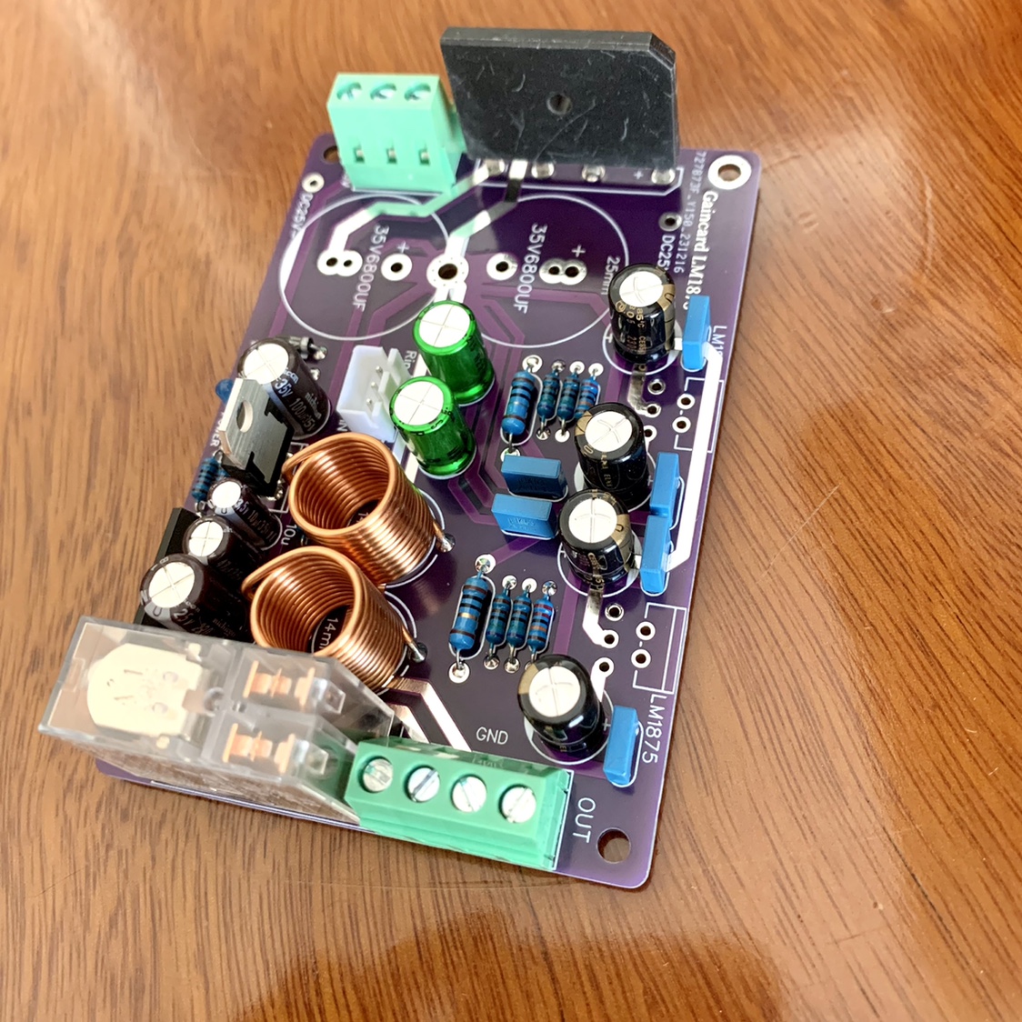 Gc รุ่น LM1875 บอร์ดขยายเสียง Hi-Fi DIY Kit - ระบบสเตอริโอ Audiophile 2.0 Channel คุณภาพวอร์มตัน ...