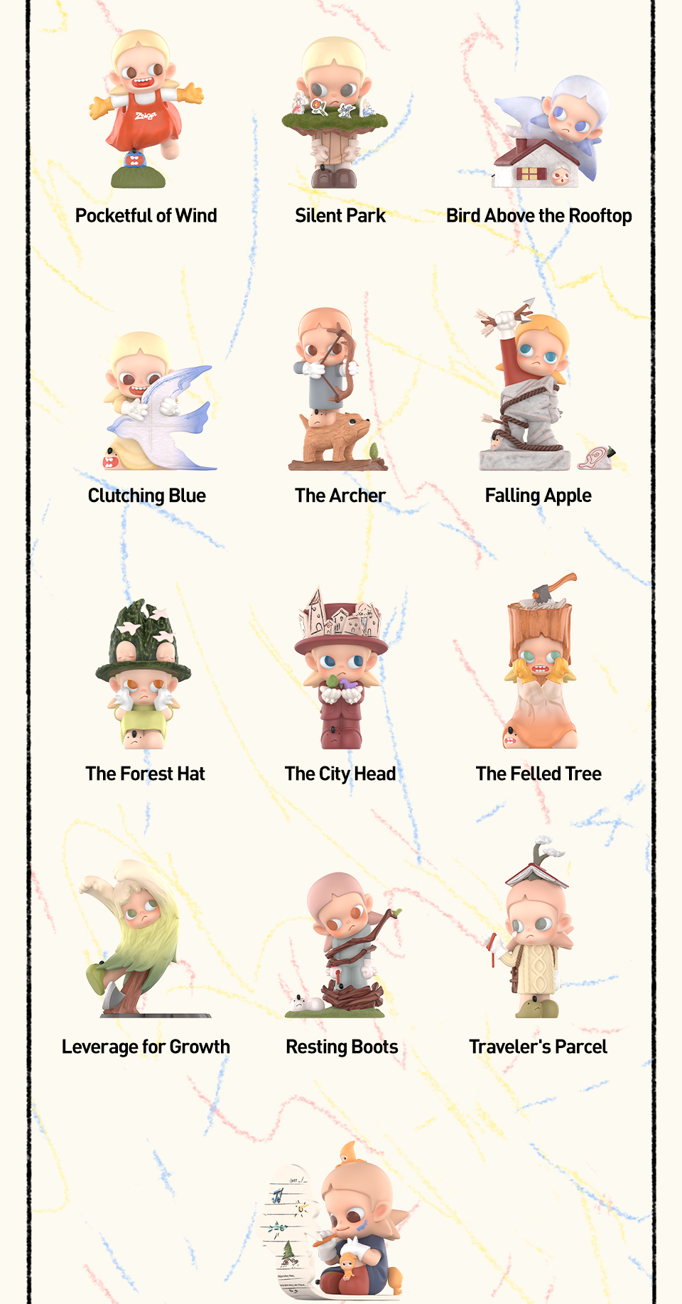 POP MART Zsiga Borderline Drifter Series Figures (Whole Set) | Shopee ...