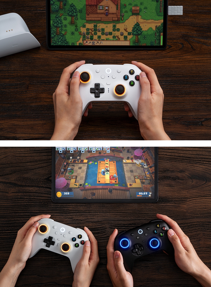 8bitdo Ultimate 2 คอนโทรลเลอร์ไร้สายสําหรับ Windows PC Android Steam ...