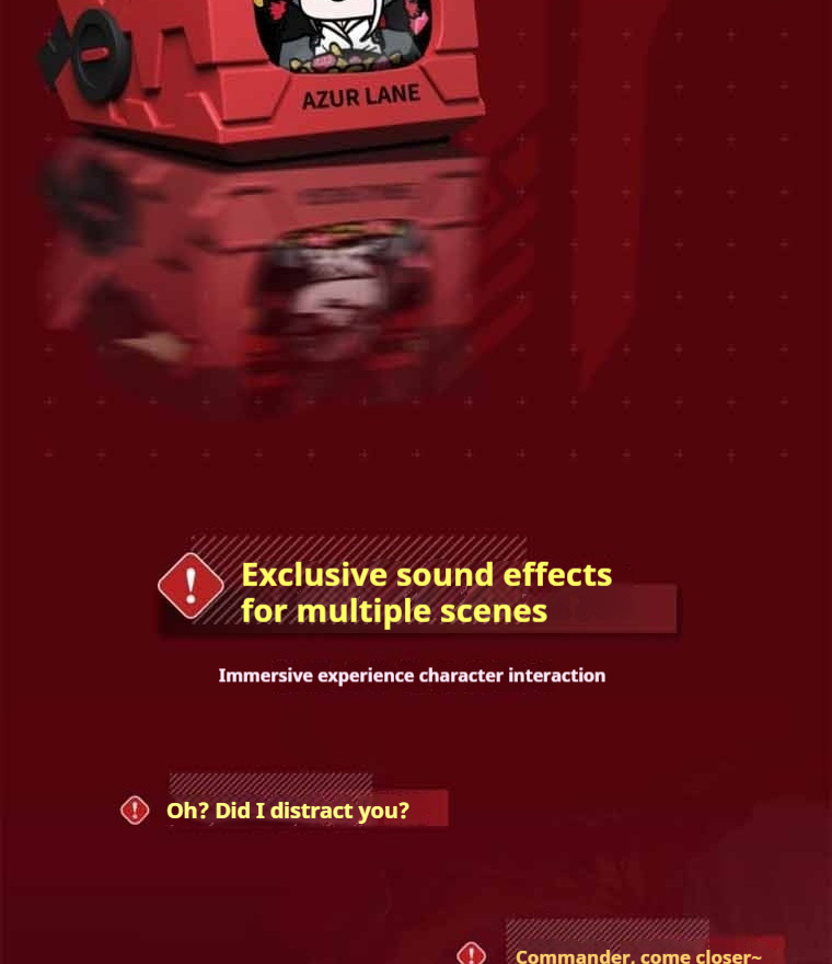 Bilibiligoods CUBE FACE Azur Lane Iron Blood LCD Touchscreen หูฟัง ...