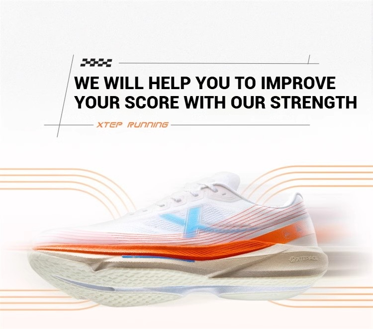 【xtep】One Piece Quick Score | รองเท้าวิ่งติดตามพลาสติก ACE Cushioning ...