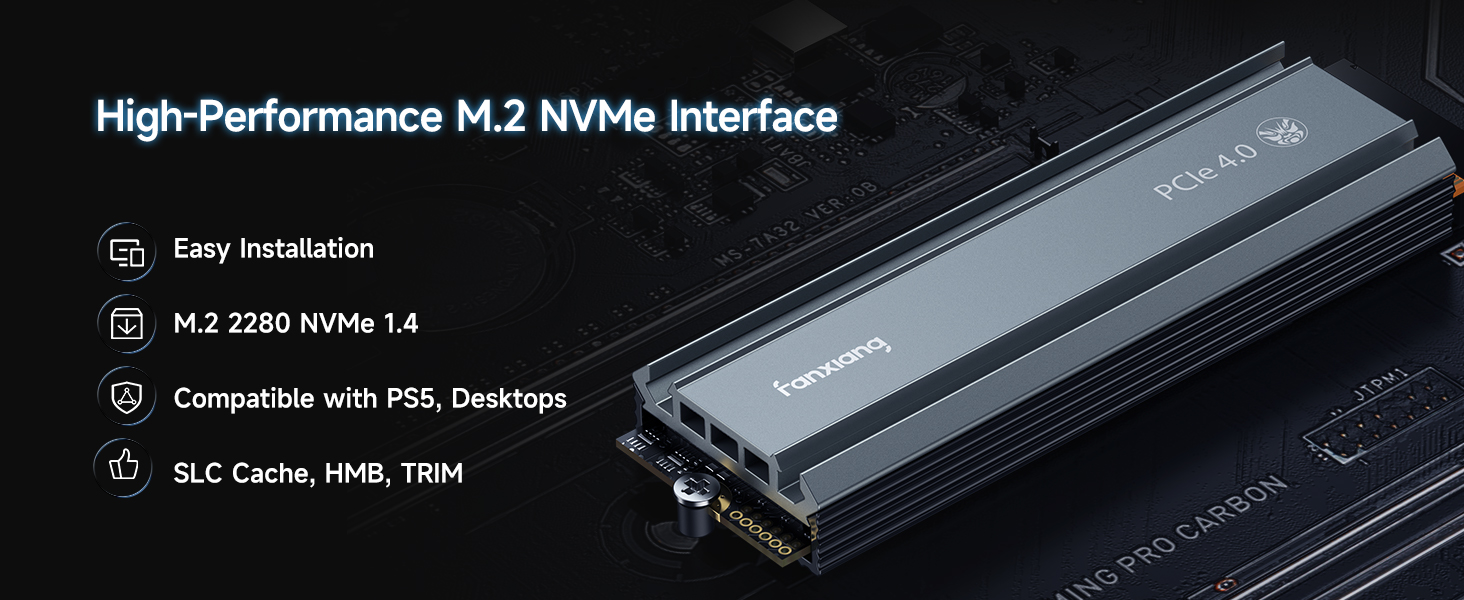 Fanxiang S660 M.2 NVMe PCIe 4.0 SSD เอสเอสดี 500GB/1TB/2TB 5000Mb/S ...