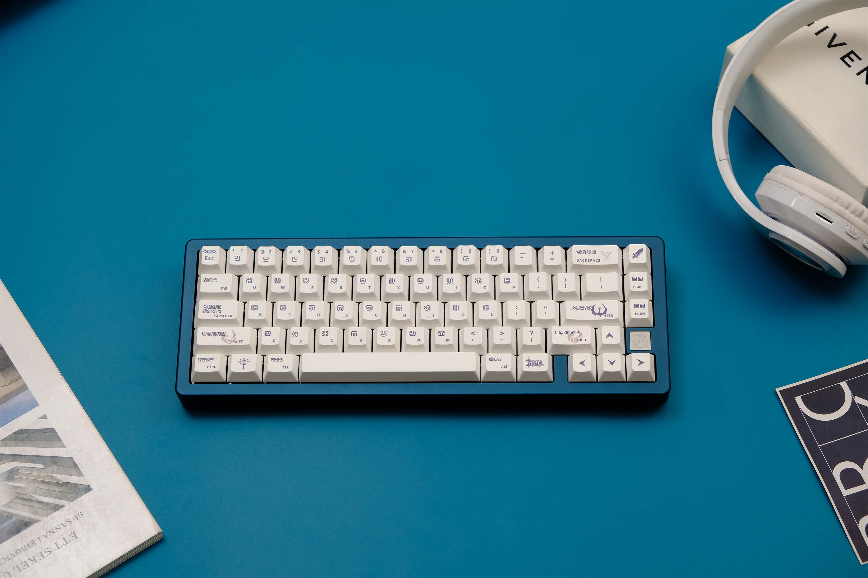 Gmk Zelda KeyCap Set 133 Key PBT Keyboard Cap Cherry Profile เกม KeyCap ...