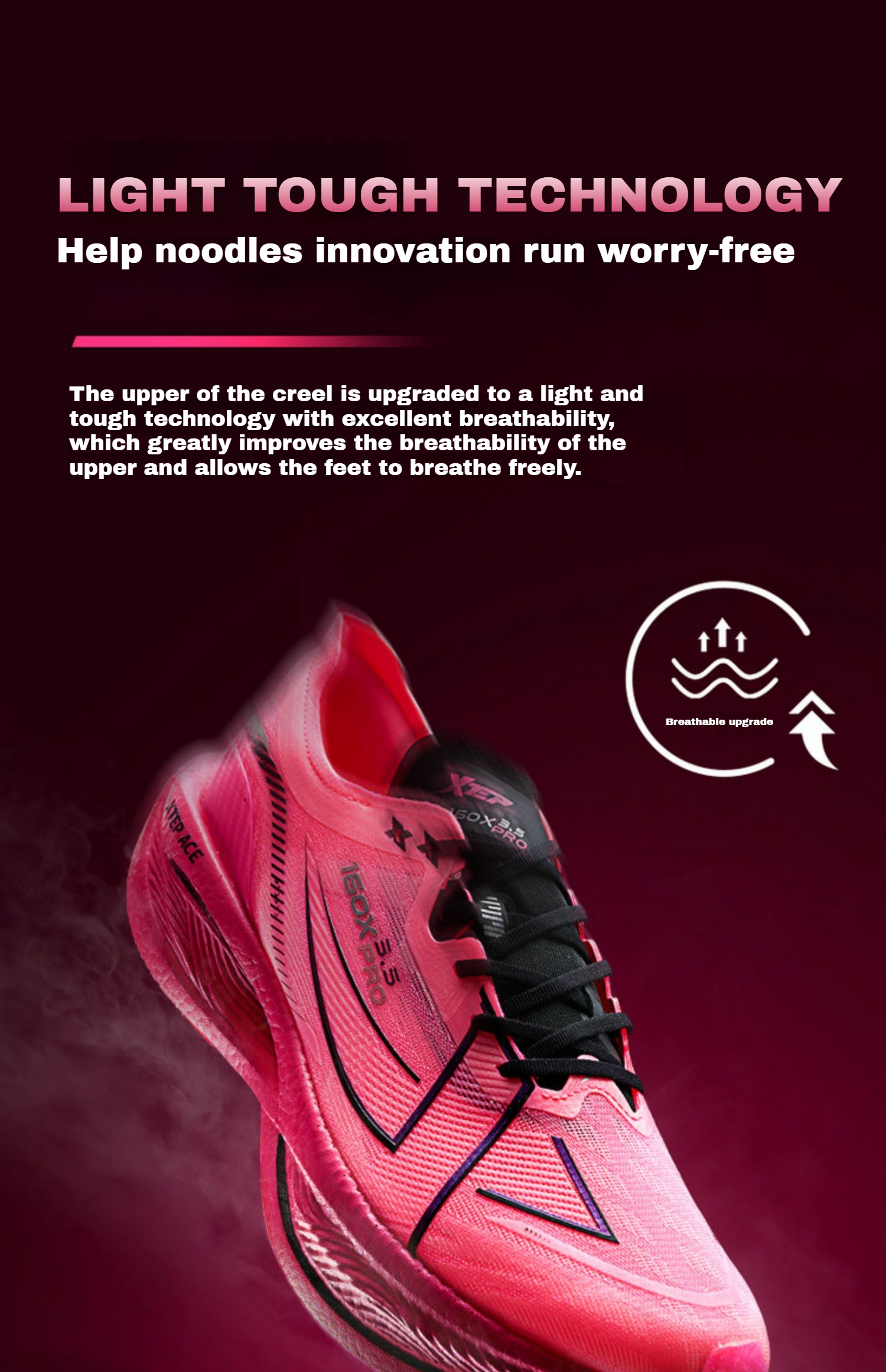 【xtep】160X3.0 Pro+160X3.5 Pro | รองเท้าวิ่งมาราธอน PB รองรับแรงกระแทก สําหรับผู้ชาย | Shopee ...