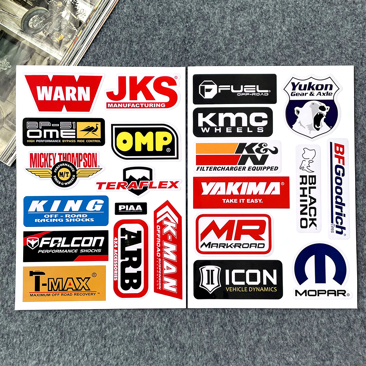 Wrangler Tank 300 FOX ARB TJM WARN OMP MR Off Road รถตกแต ่ งสติกเกอร ์ กันน ้ ํา | Shopee Thailand