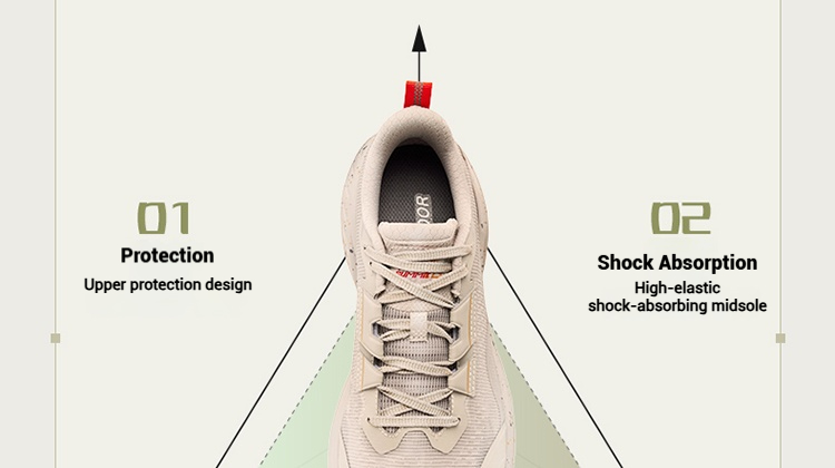 361 Degrees FEI HUO รองเท้าวิ่งสำหรับผู้ชายและผู้หญิง ระบายอากาศได้ดี ...