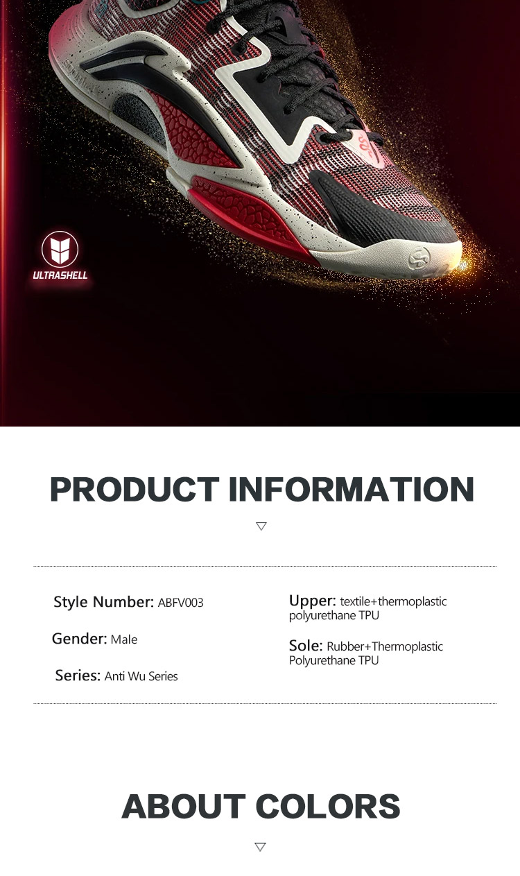Li-ning BAD5 DOMINATOR I รองเท้าบาสเก็ตบอลผู้ชายกีฬามืออาชีพ ABFV003 ...