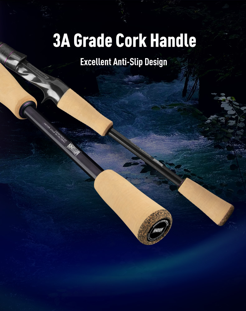 Kingdom WORM BLADE Fishing Rod 1.9m/1.95m/1.98m/2.01m/2.04m 2 ส่วน 74g ...