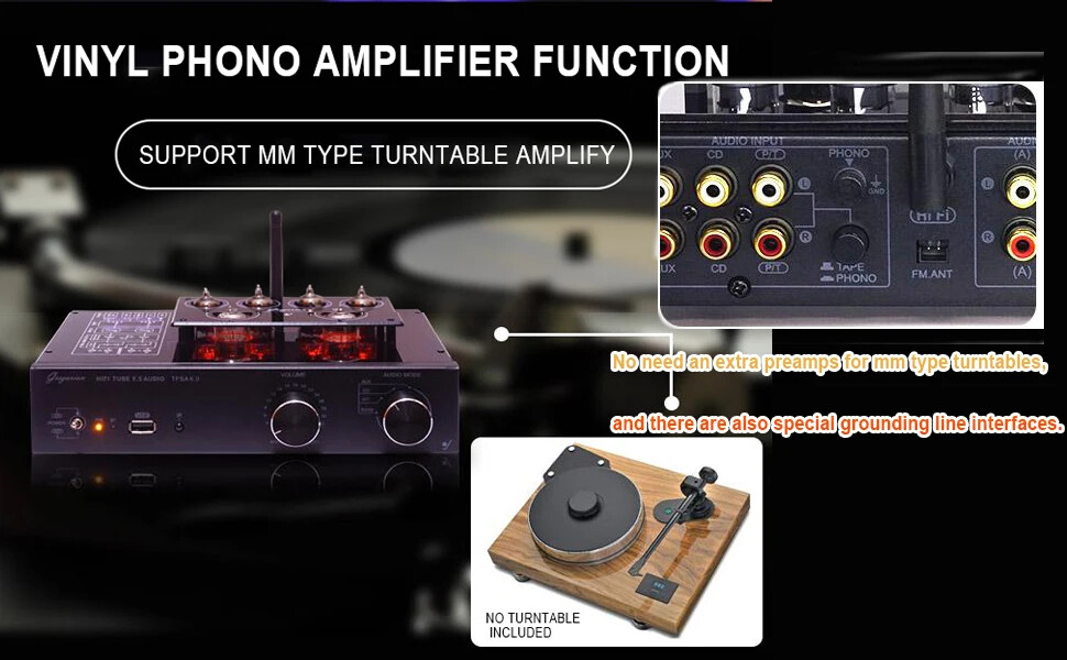 จากอังกฤษ 6922 วงจร lossless 5.0 บลูทูธ Class A 6K4 6N2 สูญญากาศ Preamp ...