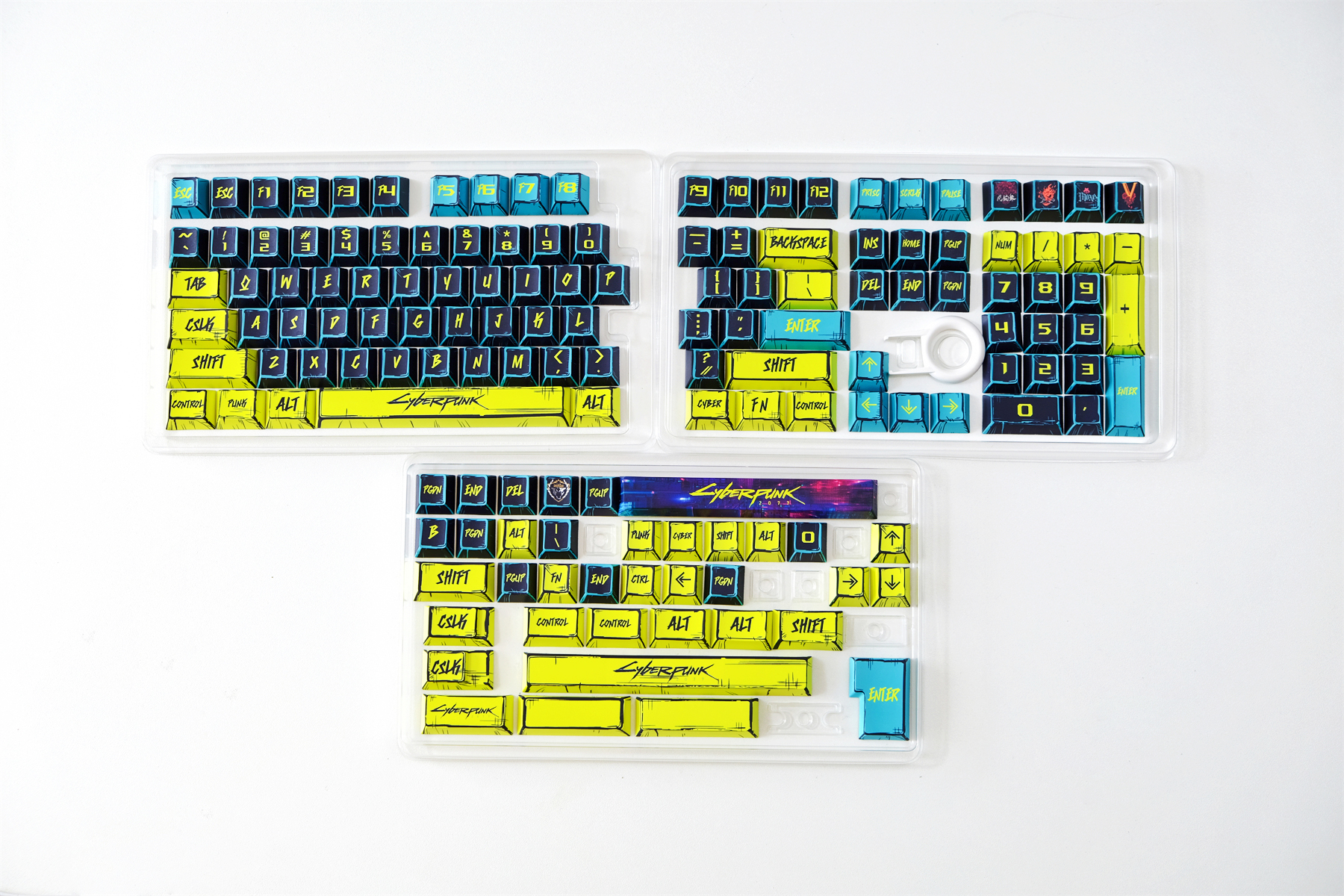 Cyberpunk 2077 การ์ตูน Wind Keycaps PBT Dye-sub Cherry Profile Keycap ...