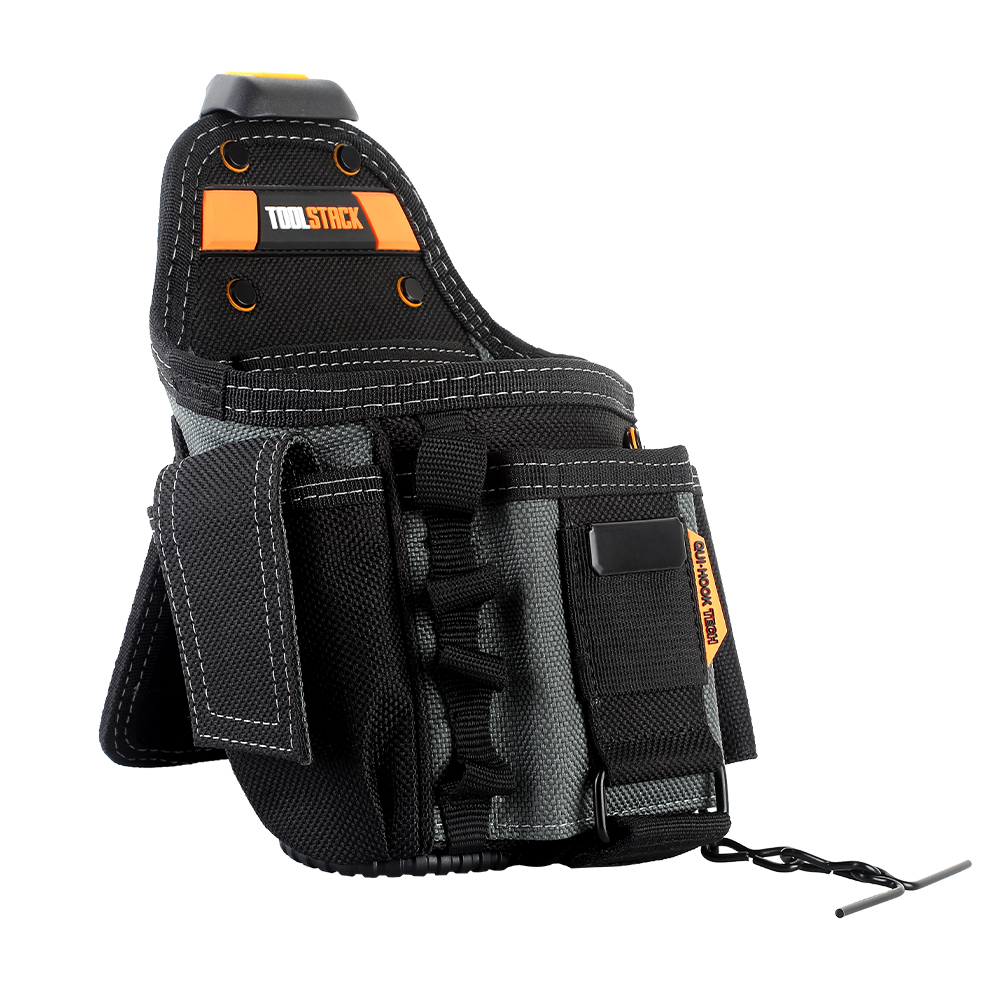 Toolstack TSK-34 กระเป๋าเครื่องมือแบบแขวนเร็ว กระเป๋าคาดเอวเครื่องมือช่างไฟฟ้ามัลติฟังก์ชั่น ...