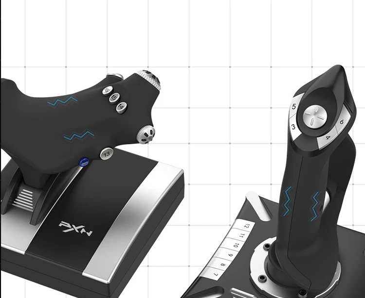 Pxn 2119 PRO Flight Gamepad Simulator ปรับคันเร่งจอยสติ๊ก 8 Way 16 ปุ่ม ...