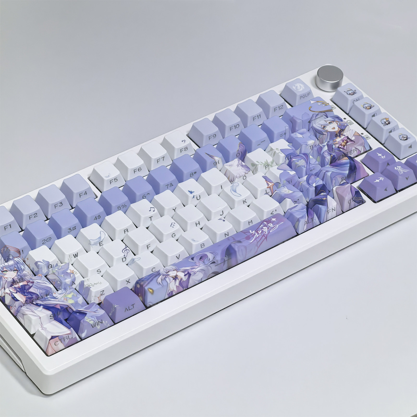 Robin Keycap Cherry Profile 120 + คีย์ PBT ห้าด้าน Dye Sublimation ...