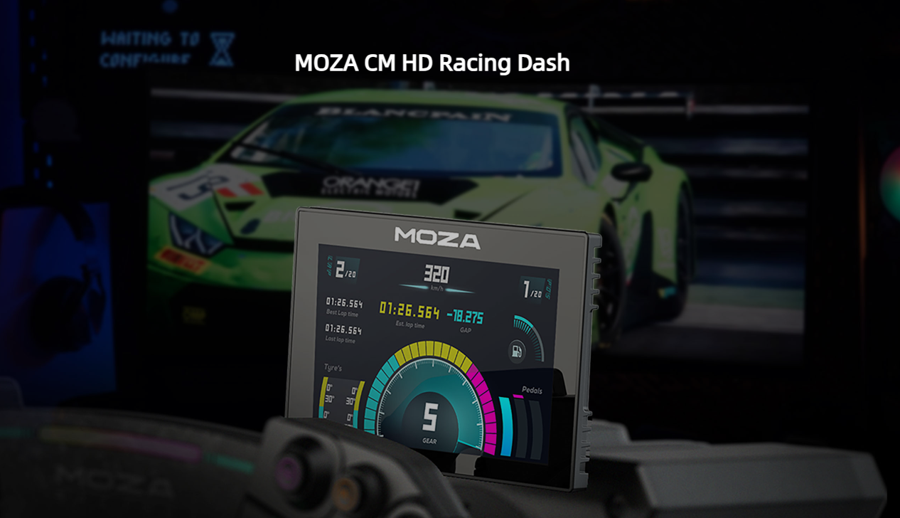 Moza RS072 CM2 Racing Dash MOZA อุปกรณ์เสริมสําหรับเล่นเกม MOZA CM HD Racing Dashboard MOZA ...