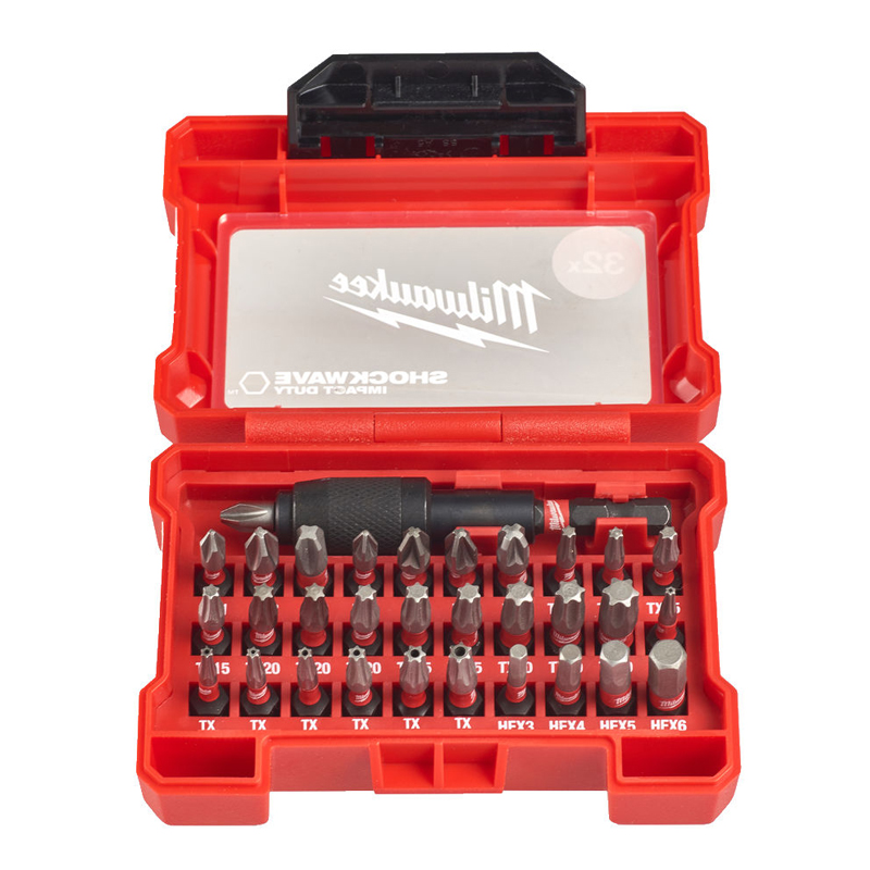 Milwaukee 4932464240 Shockwave Impact Duty Bit Hex HolderSet 32 ชิ้น 25 ...