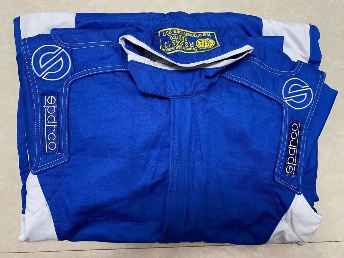 sparco Fireproof Flame-Retardant Racing Suit Pure Cotton FIA ...