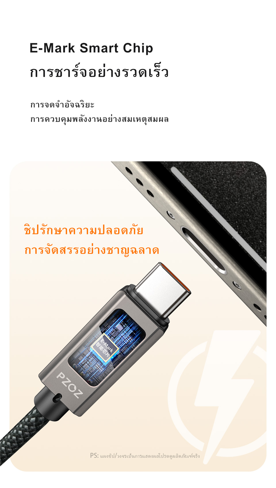 Pzoz 140W PD USB C สายแม่เหล็กดิจิตอลจอแสดงผล Fast Charging สําหรับ ...