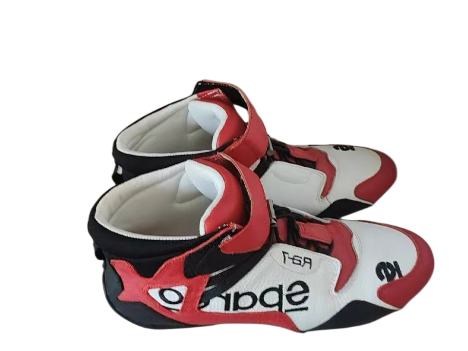 Sparco racing shoes FIA certified genuine leather driving shoes kart ...