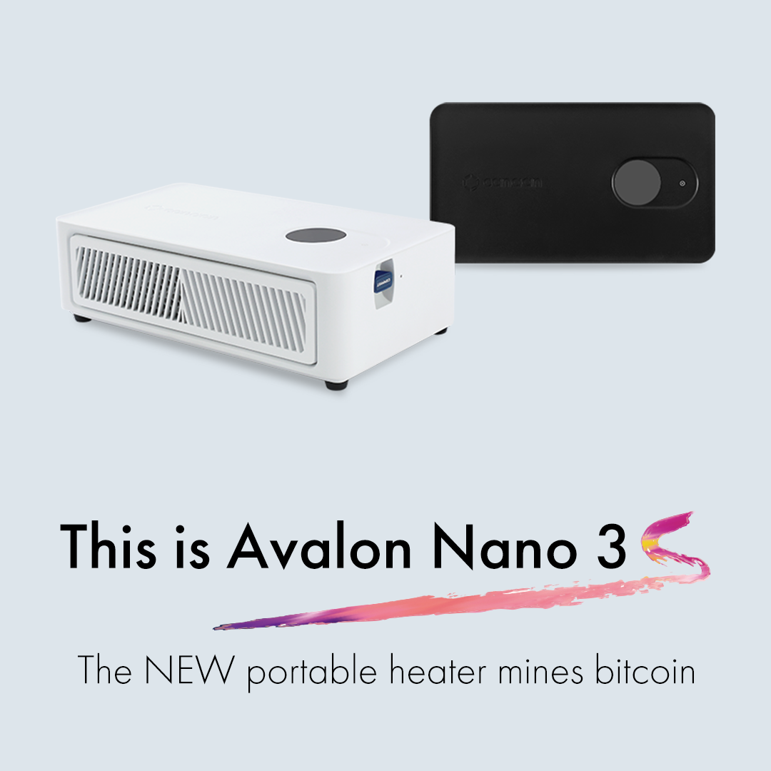 ใหม่ Canaan Avalon Nano 3S 6Th/s 140W BTC miner Cheep Bitcoin miner Home Office miner พร้อมแหล่ง ...