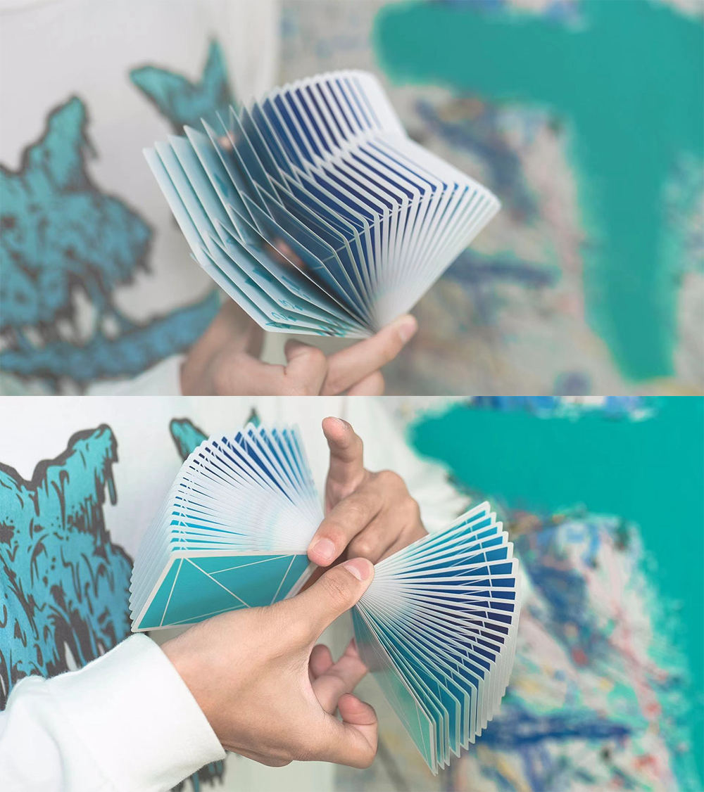 【TCC】Flexible Gradient Blue โดย tcc card Collection card การ์ดเวทย์ ...