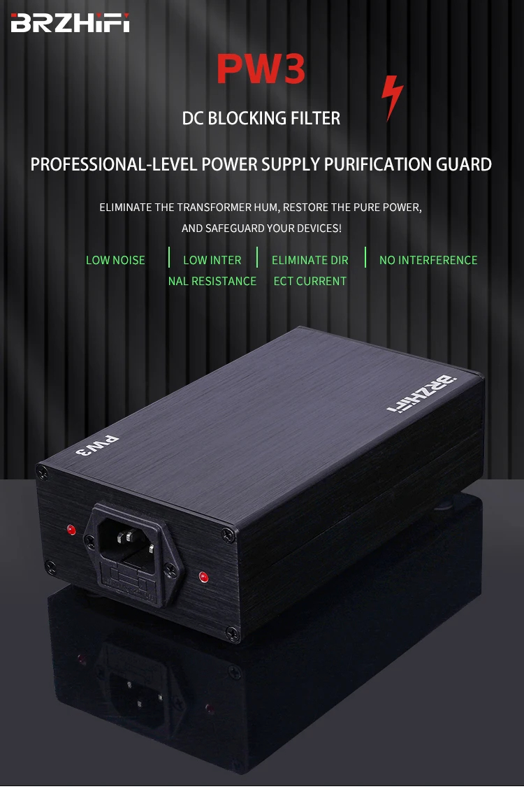 Brzhifi PW3 ยูทิลิตี้แยก DC กรอง Toroidal Transformer ทําความสะอาดเสียง ...