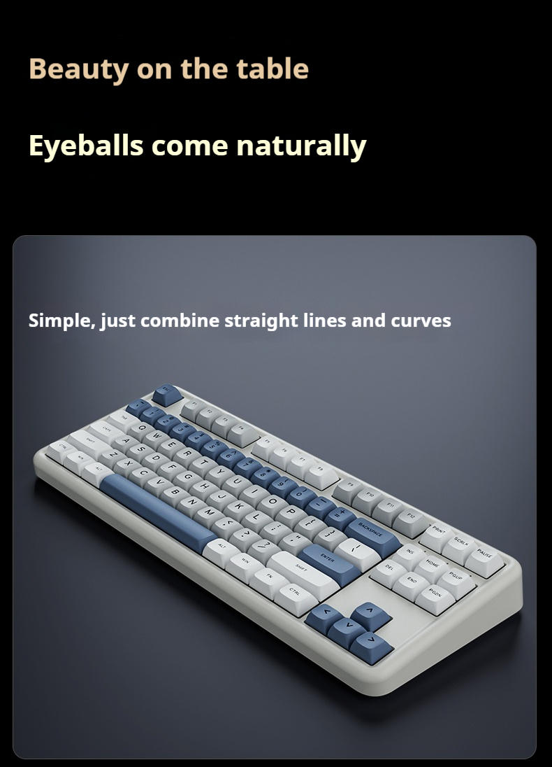 Ikbc Q87 คีย์บอร์ดไร้สาย 75% Hot swappable RGB GASKET คีย์บอร์ดเกมแบบกําหนดเอง | Shopee Thailand