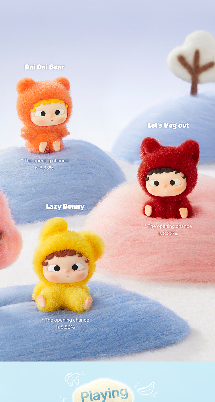 Heyone Ozai-Furry Animals Shelter Series Furry Mini Beans รูปกล่องตาบอด ...