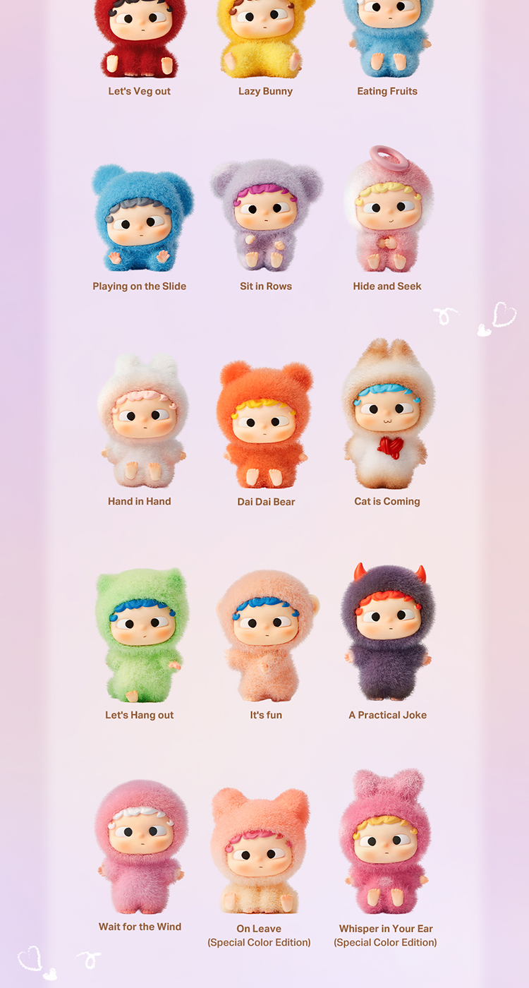 Heyone Ozai-Furry Animals Shelter Series Furry Mini Beans รูปกล่องตาบอด ...