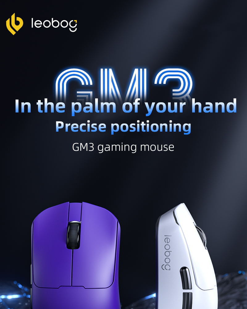 Aula LEOBOG GM3 GM3SE เมาส์ไร้สายแสงอัลตร้า 500mAh ระดับแบตเตอรี่ 6 DPI Tri-Mode รองรับสําหรับ ...