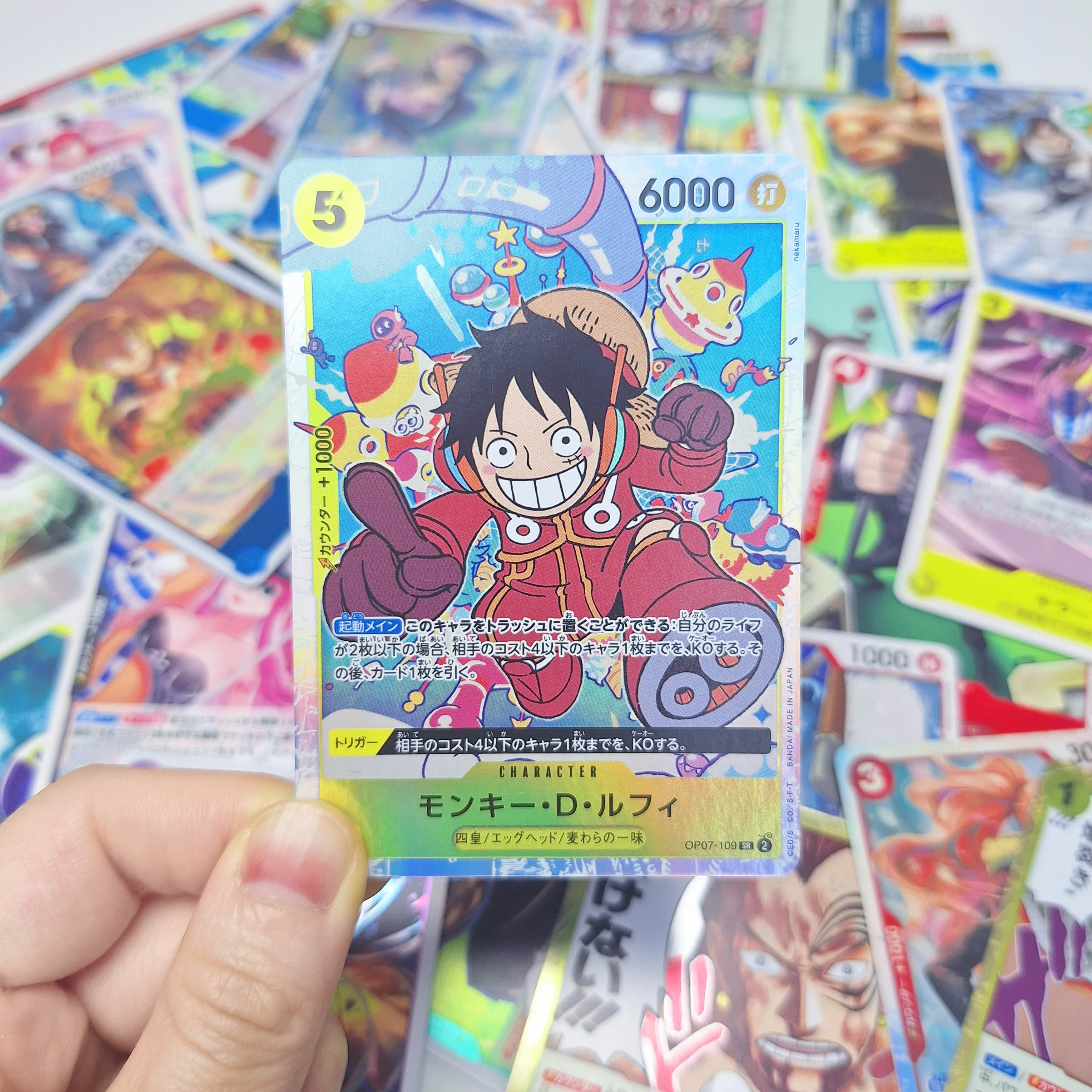 OP07-OP10 Bandai One Piece Card Game booster box ลูฟี่ Zoro การ์ด TCG ...