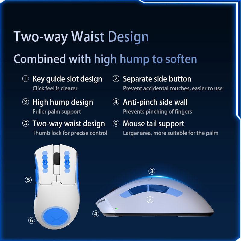 Delux M900 PRO-Light รุ่นเมาส์สําหรับเล่นเกม PAW3375 26000DPI แบบมีสาย ...