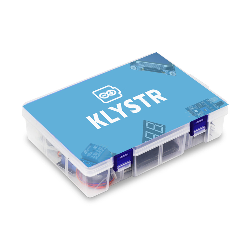 KLYSTR UNO R3 Project Super Starter Kit สําหรับ Arduino UNO R3 พร้อมบทช่วยสอนเข้ากันได้กับ ...